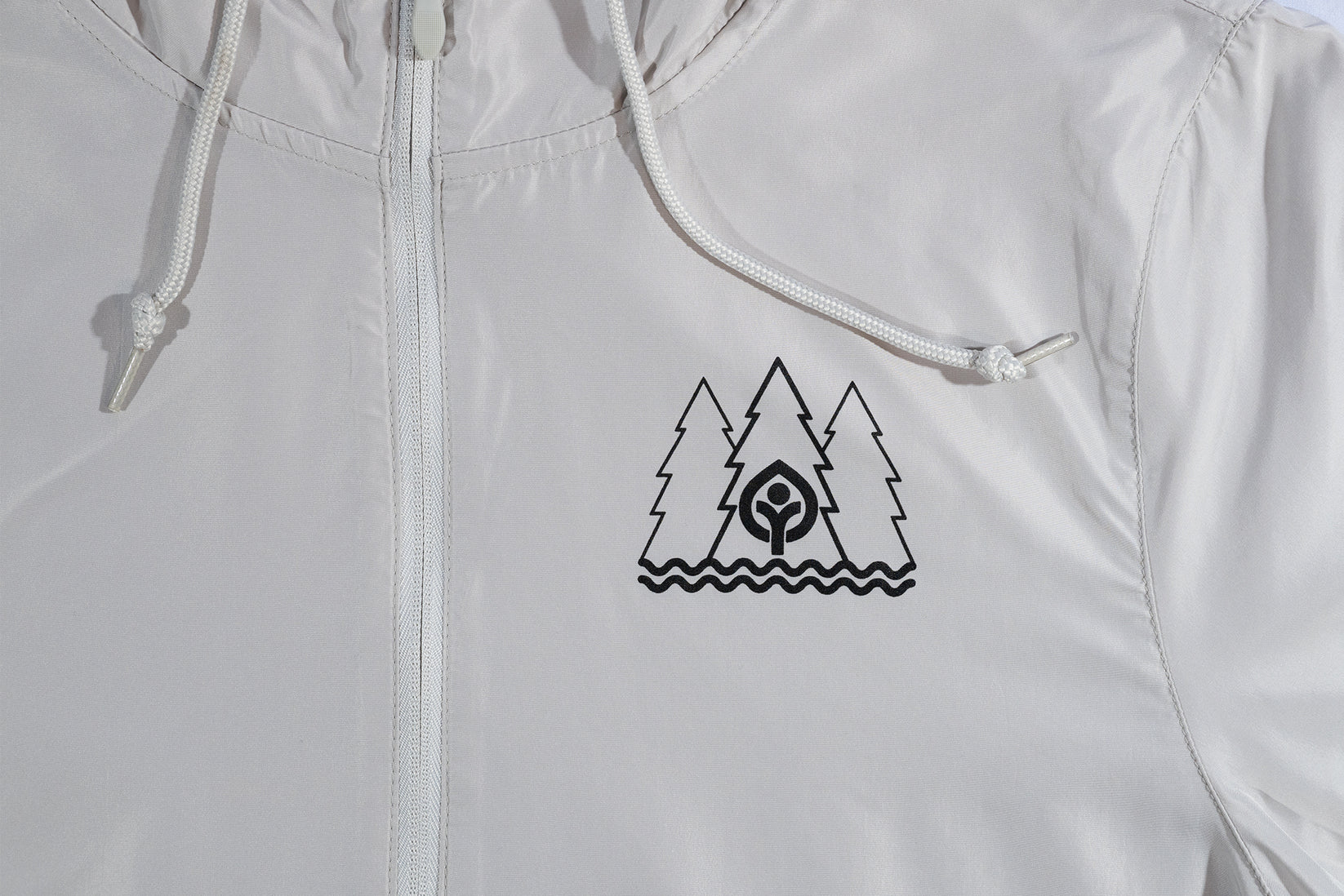 Cleveland Metroparks Tree Logo Unisex Quarter Zip Windbreaker